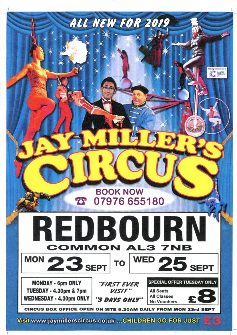 Jay Miller's Circus - Redbourn Common - Redbourn VIllage Online